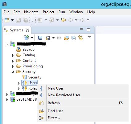 How to Create User in SAP HANA Database